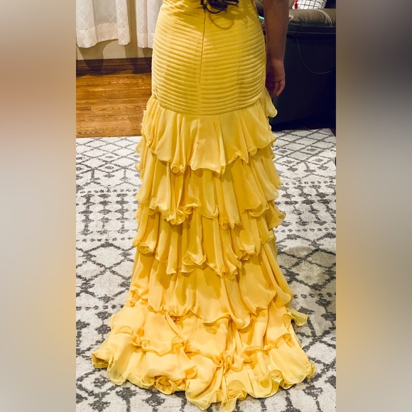 Xcite Prom | Dresses | Perfect For Prom Xcite Yellow Dress | Poshmark